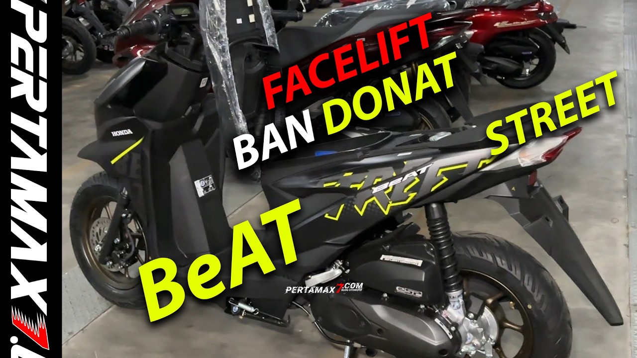Review Honda BeAT Street Hitam Doff 2025 Ban Donat Terbaru HARGA Jogja ...