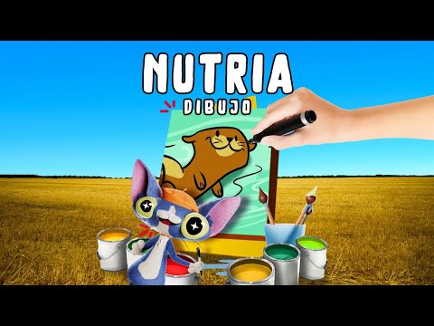 Como dibujar una Nutria | Dibujo de Nutria paso a paso - YouTube