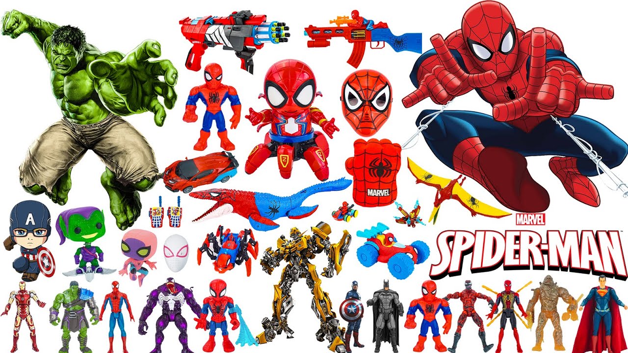Marvel Spiderman Toys Unboxing Review | RC Spider Bot Spider-Verse ...