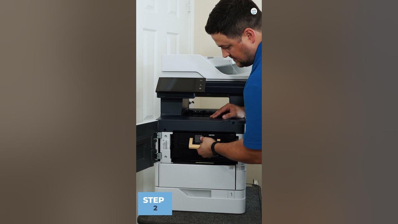 How to replace the transfer roller on your Xerox machine: New VersaLink B625 - YouTube