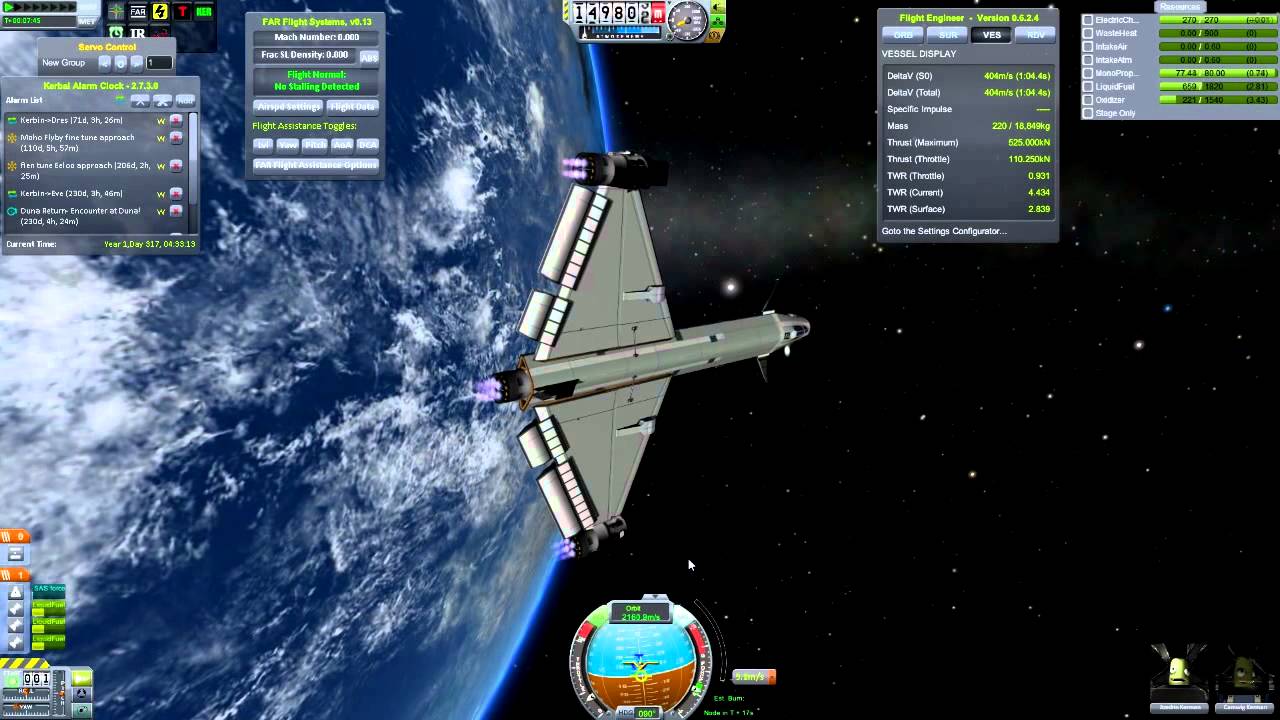 My First (Mostly) Successful SSTO Spaceplane Mission! - YouTube