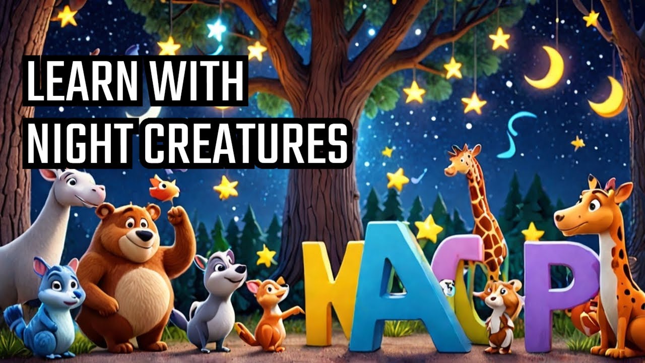ABCs in the Dark: Learning with Nighttime Animals! - YouTube