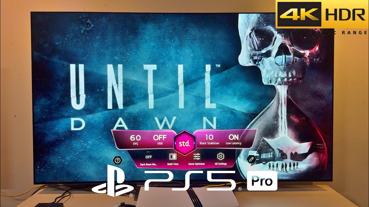 Until Dawn PS5 Pro Gameplay With LG Oled TV 4K (ps4 image enhancement ...