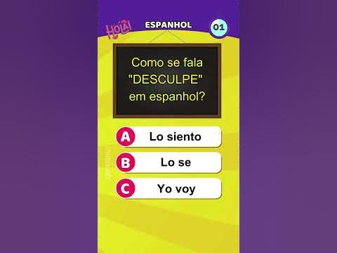 Perguntas de espanhol - Quiz de espanhol #quiz #aprenderespanhol - YouTube
