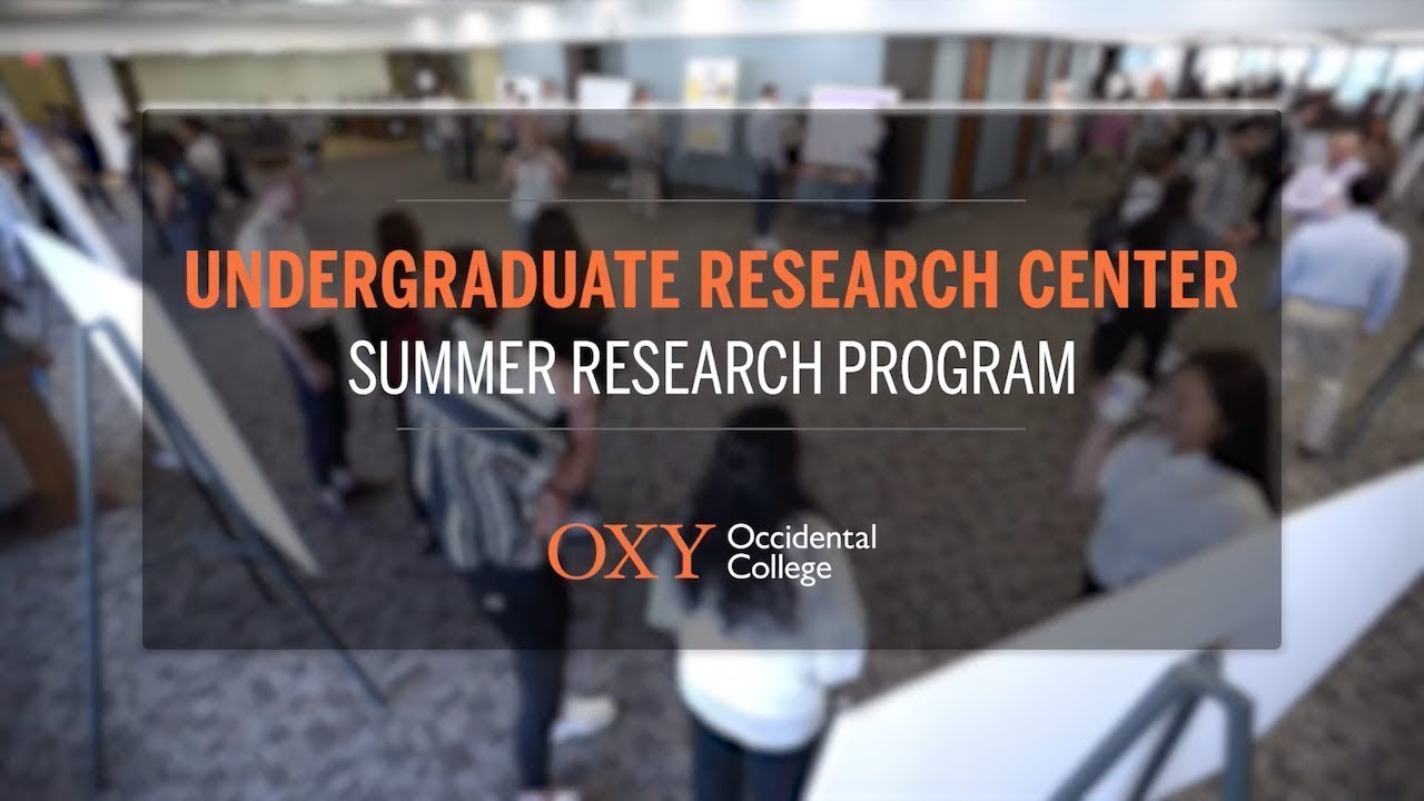 The Undergraduate Research Center at Occidental College - YouTube