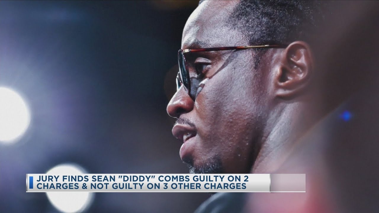 Jury Finds Sean "Diddy" Combs Guilty On 2 Charges And Not GUilty On 3 ...