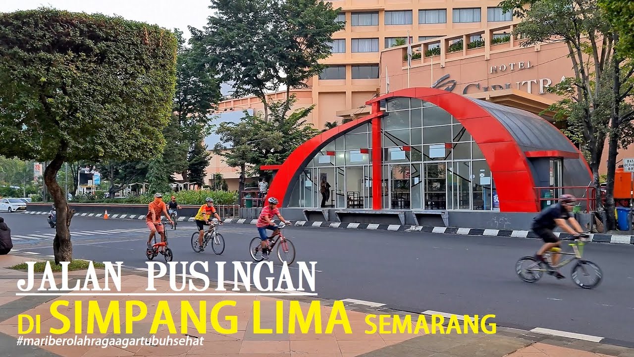 ⁴ᴷ⁶⁰ Walking Around Simpang Lima Semarang The Capital City of Central ...