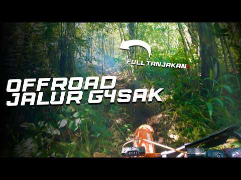Mencoba Rintangan Jalur Offroad Gasak 4
