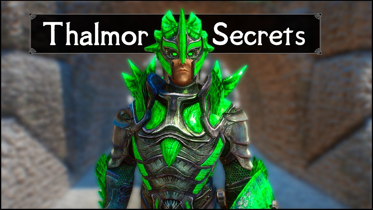 Skyrim: 5 Things They Never Told You About The Thalmor - YouTube