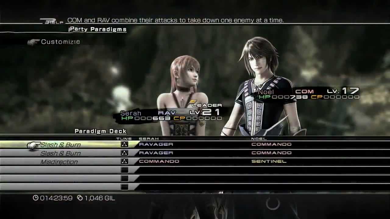 FINAL FANTASY® XIII-2 Enhanced Battle System (Gameplay Video) - YouTube