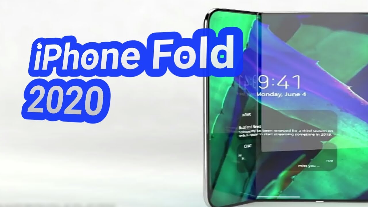 Apple iPhone Fold 2020 an apple foldable phone Trailer video, know more ...
