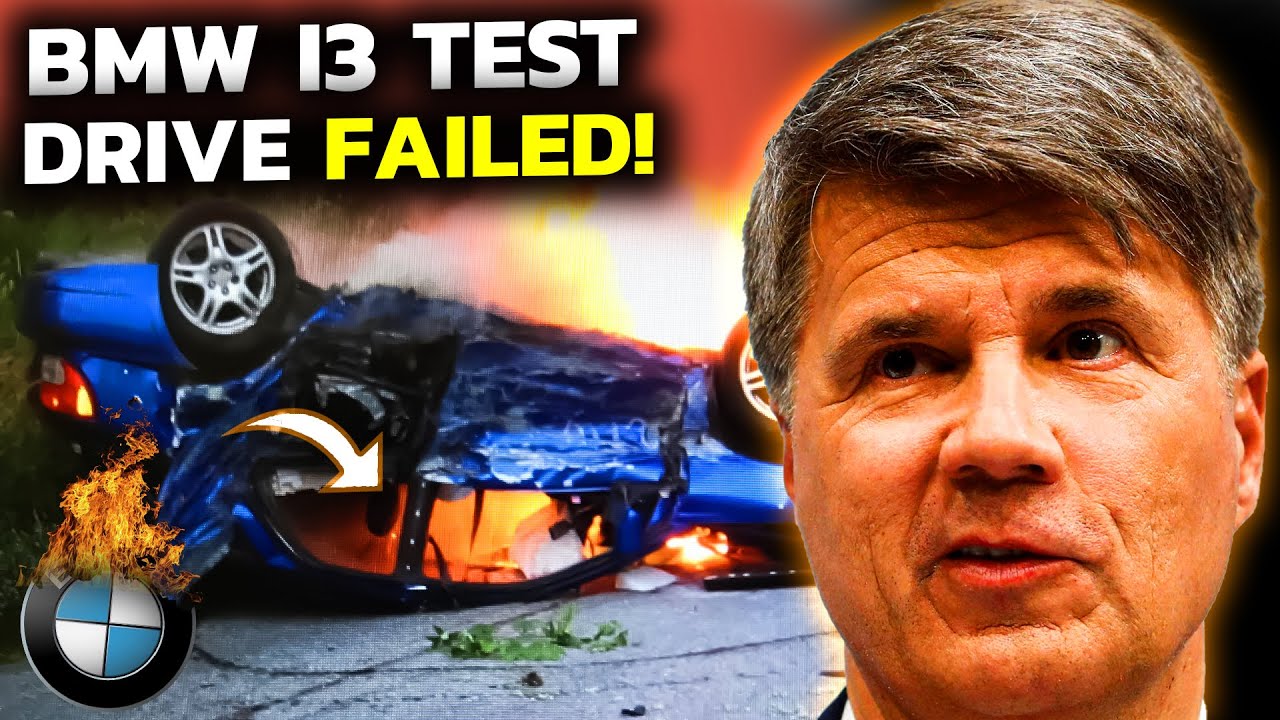 BMW i3 Sedan Test Drive In China Goes Badly, Car Catches Fire - YouTube