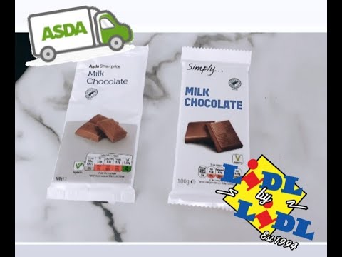 Asda Smart Price Chocolate vs Lidl Simply Chocolate: Calories , Sugar ...