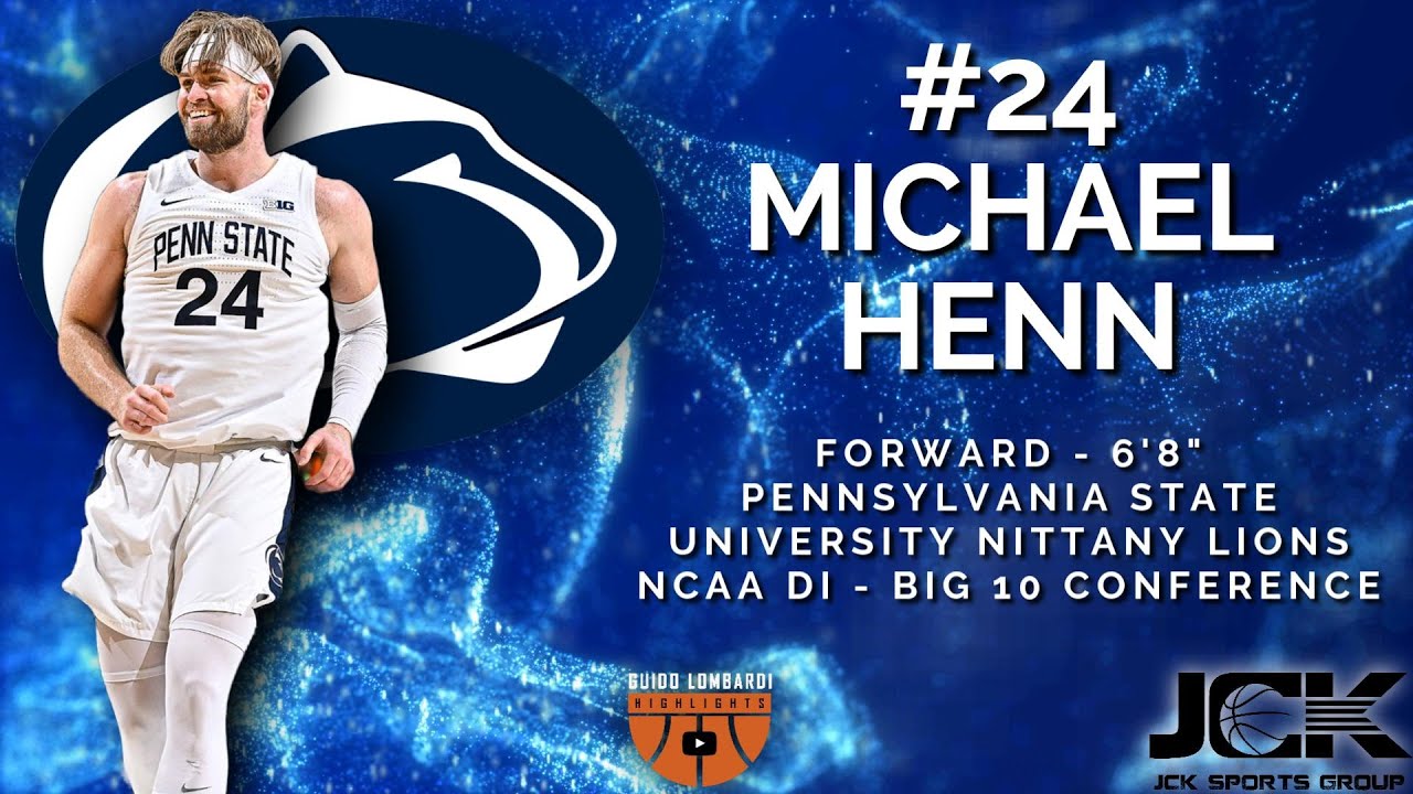 Michael Henn - Penn State Lions Highlights 2022/23 - YouTube