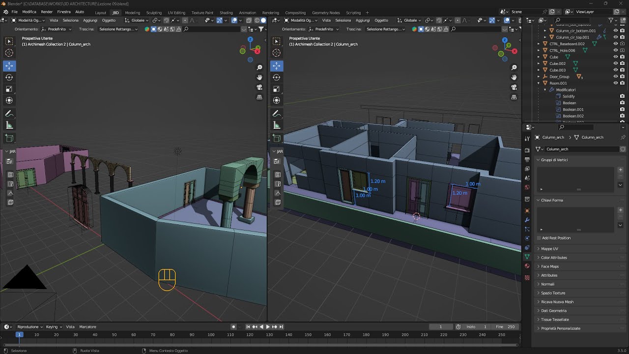3D ARCHITECTURE - Lesson 08 - Fixtures, Doors, Windows, Curtain Walls ...