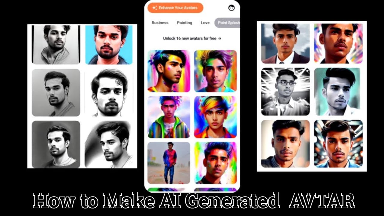 How to Make AI Generated AVTAR pictures | Create AI Victor Art ...