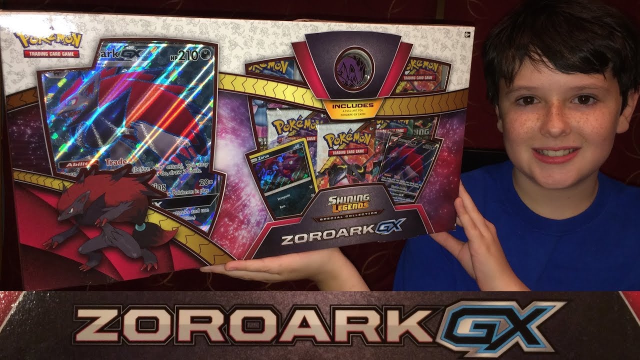 THE BEST Pokemon Shining Legends Zoroark GX Special Collection Box Kid ...
