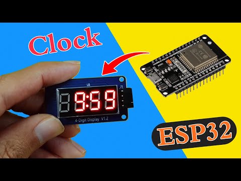 DIY Digital Clock with ESP32 and TM1637 Display