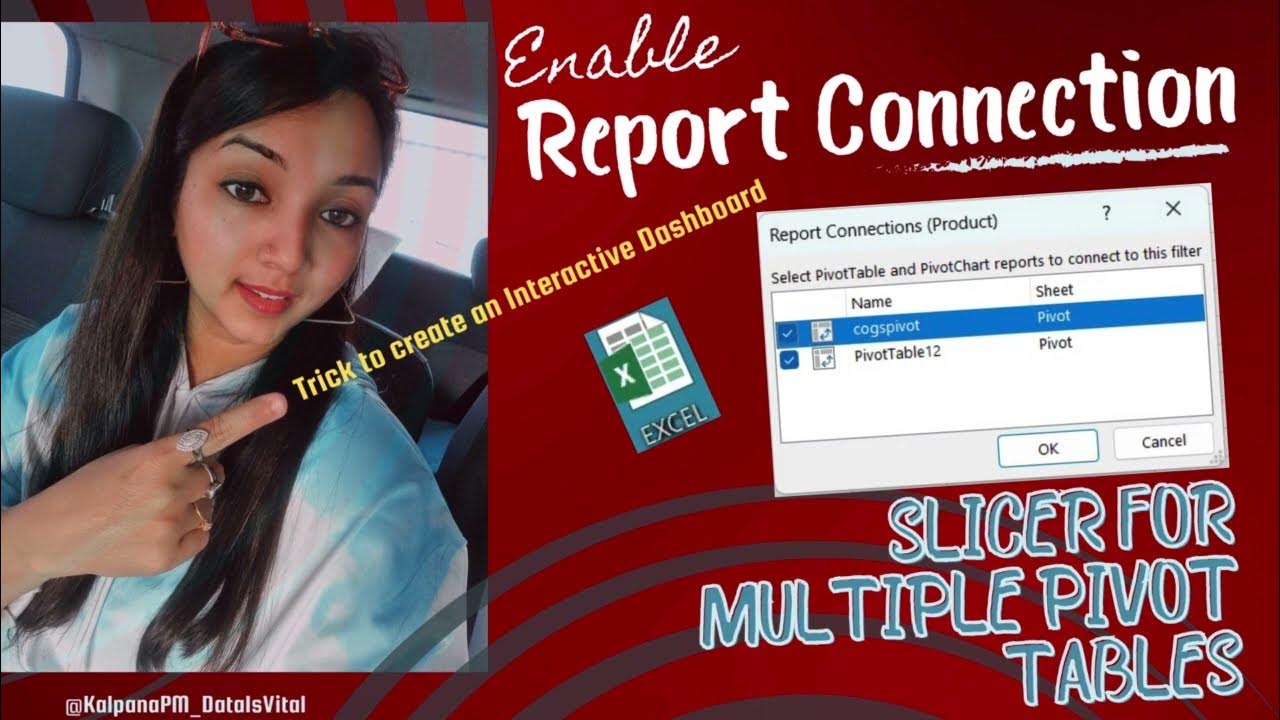 How To Enable Slicer Report Connections for Pivot Tables In Excel For Creating Interactive ...
