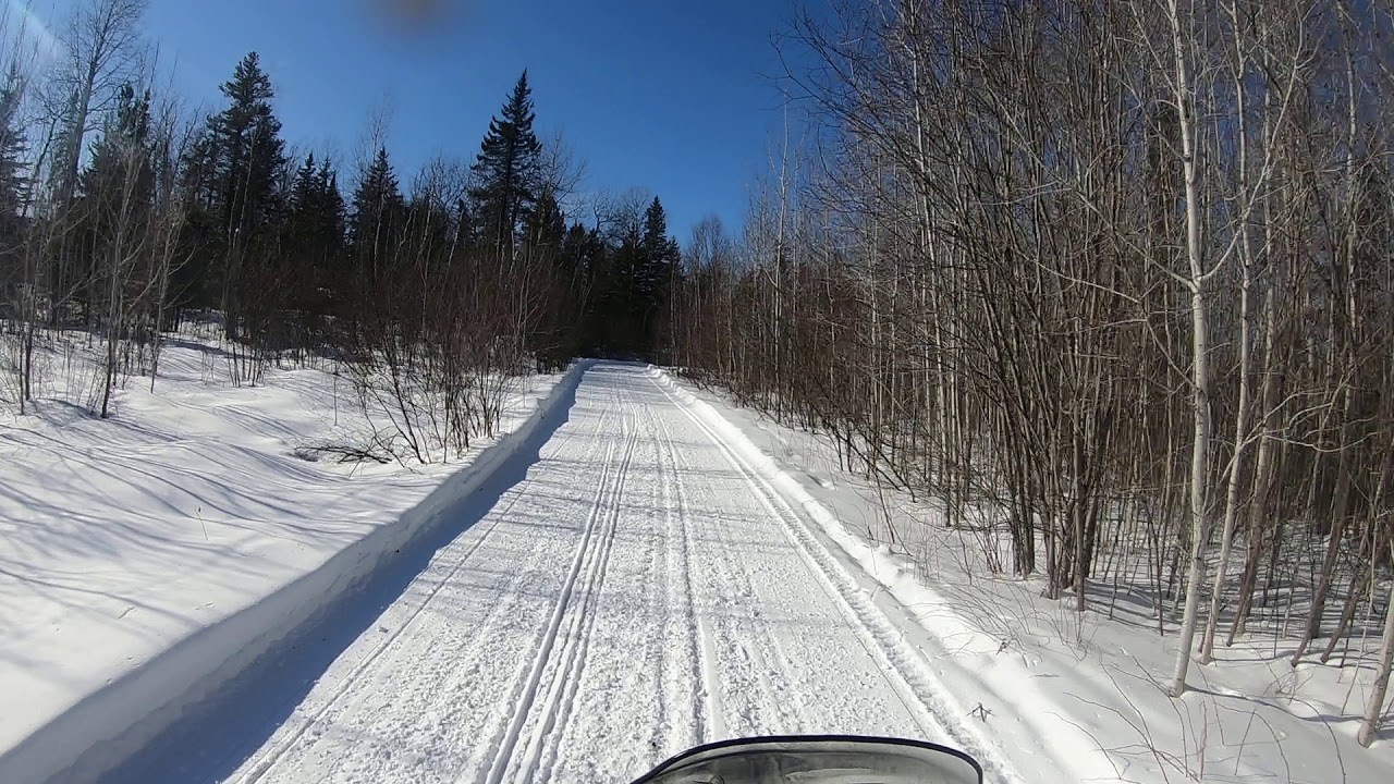 Sled trip from Sturgeon Falls to Shining tree with the boys PT 3 - YouTube
