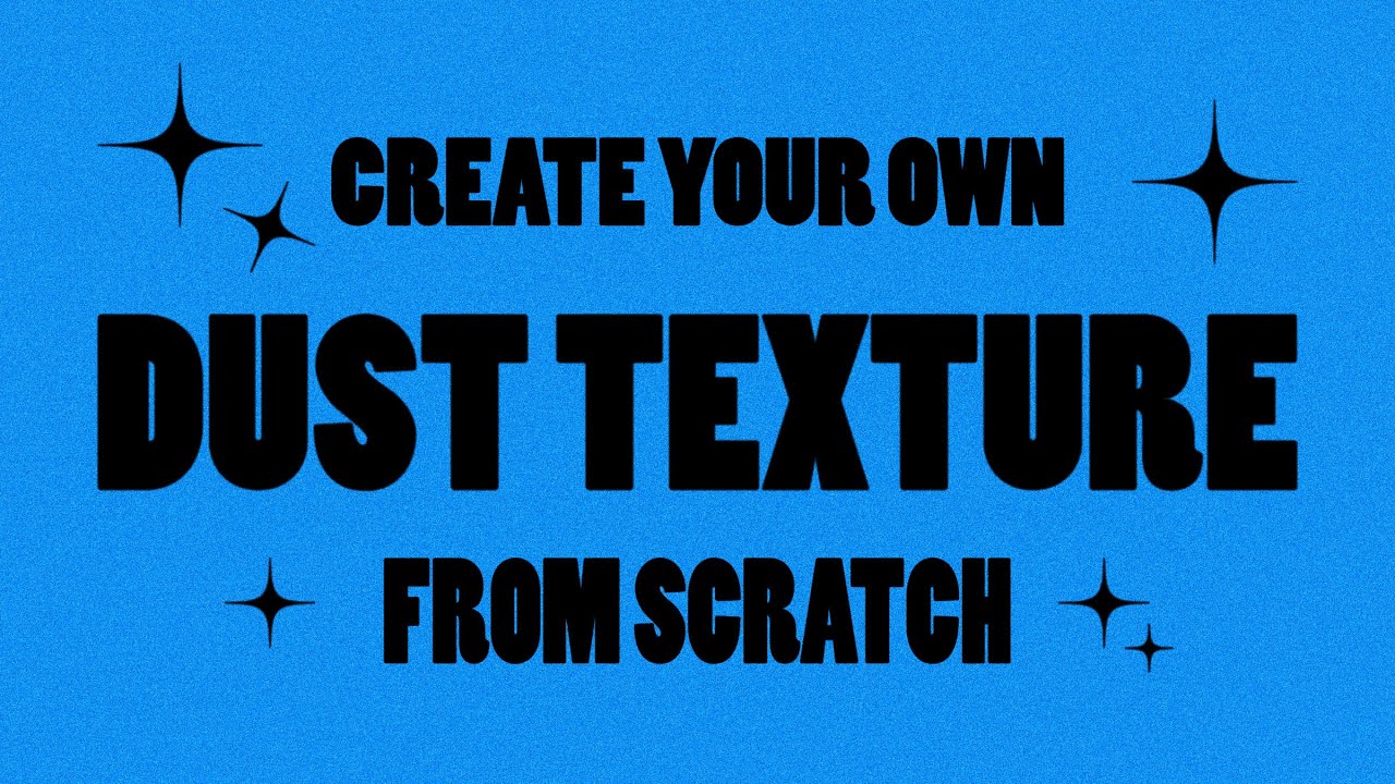 How to Make Dust Texture Overlays from Scratch | Photoshop Tutorial ...