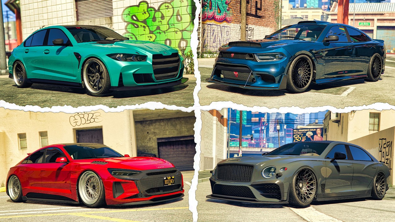 Top 10 BEST 4 DOOR Cars In GTA Online - YouTube