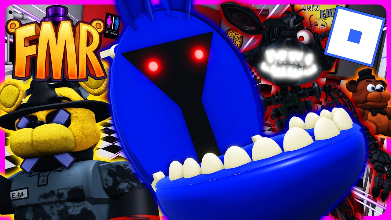 Roblox FNAF | Fredbear's Mega Roleplay | Toilet Bonnie Gets FLUSHED In ...