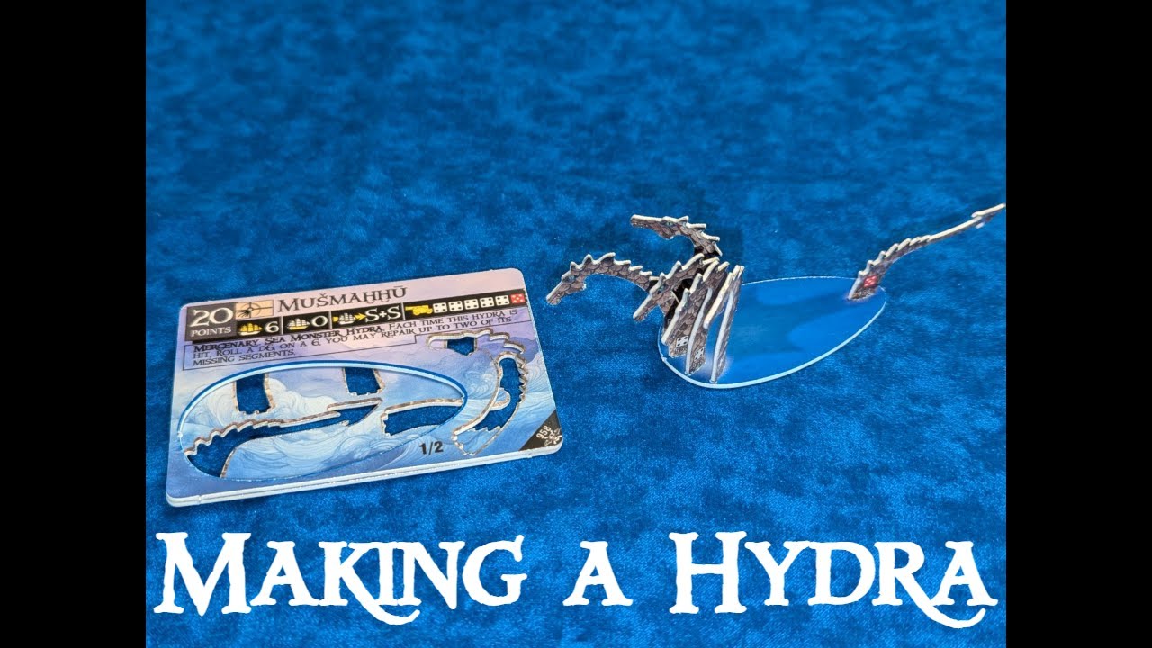 How to Build a Hydra (styrene) | New Pirates CSG creature from Seas of ...