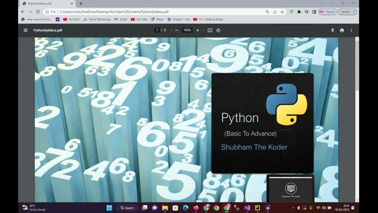 Python For Begineers Full Course Tutorial In Hindi Youtube