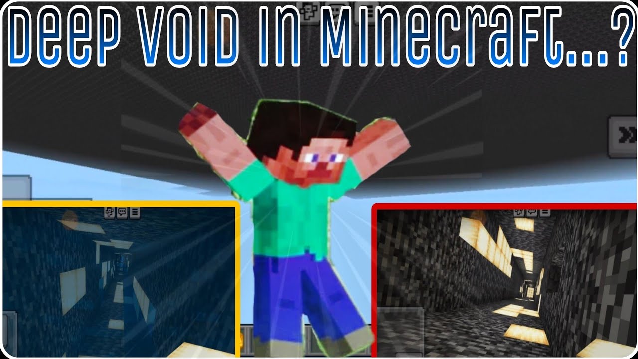 I kept digging until I reached the void | how digging deep in Minecraft ...