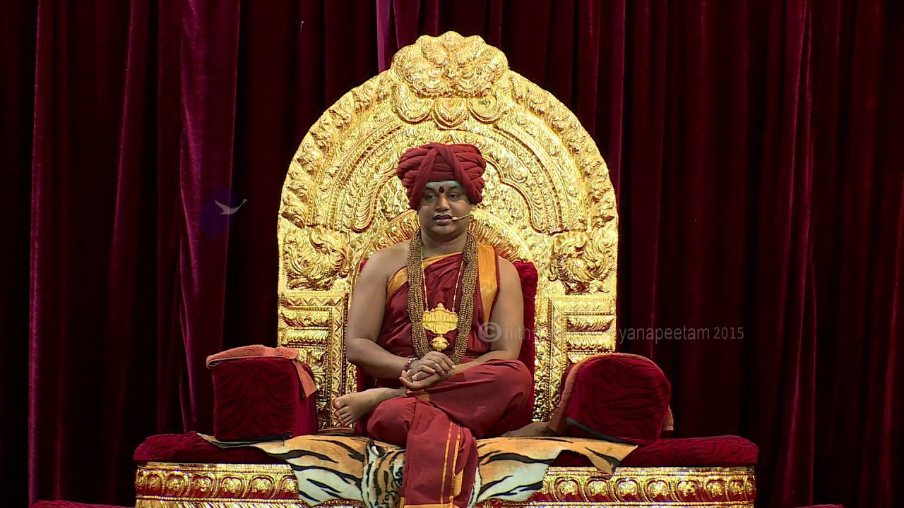Paramahamsa Nithyananda Offers Respects to ParamPujya Dayananda ...