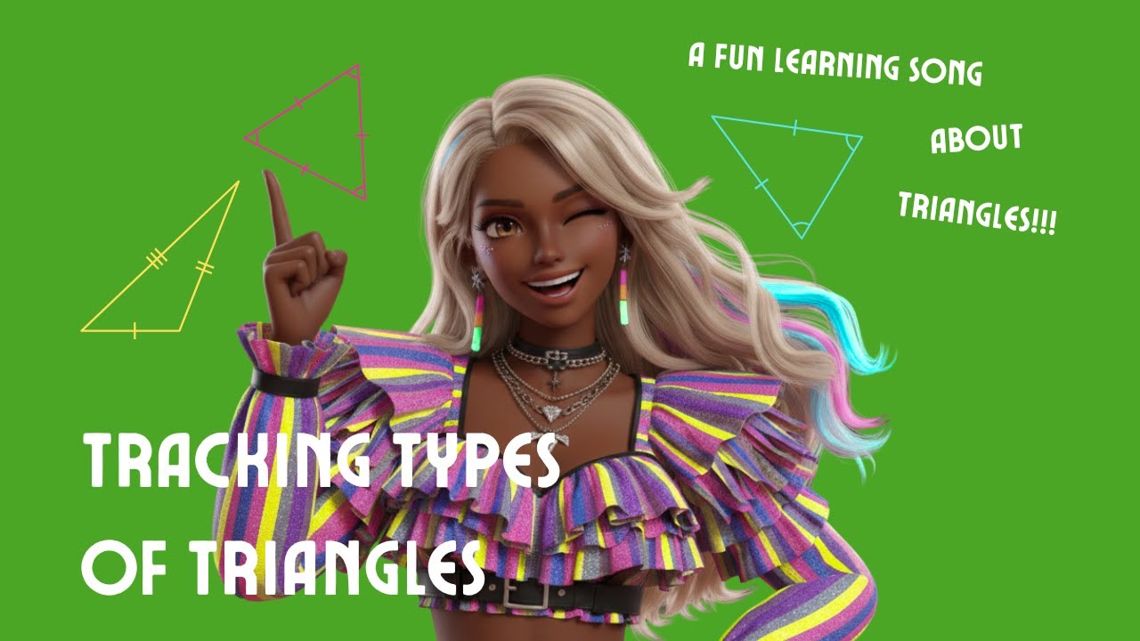 Tracking Types of Triangles / Pop Maths Song / Maths Song for Kids ...