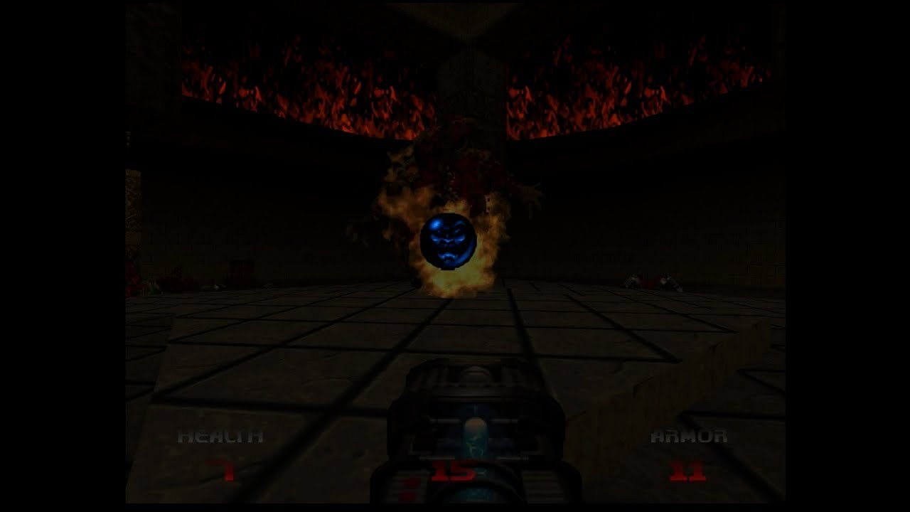 Nintendo 64 - Doom 64 - Walkthrough Part 2/2 - Levels 9-24,28 Hell ...