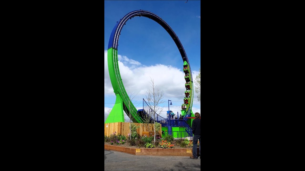 The Brain Drain at Elitches! Sneak preview ride - YouTube