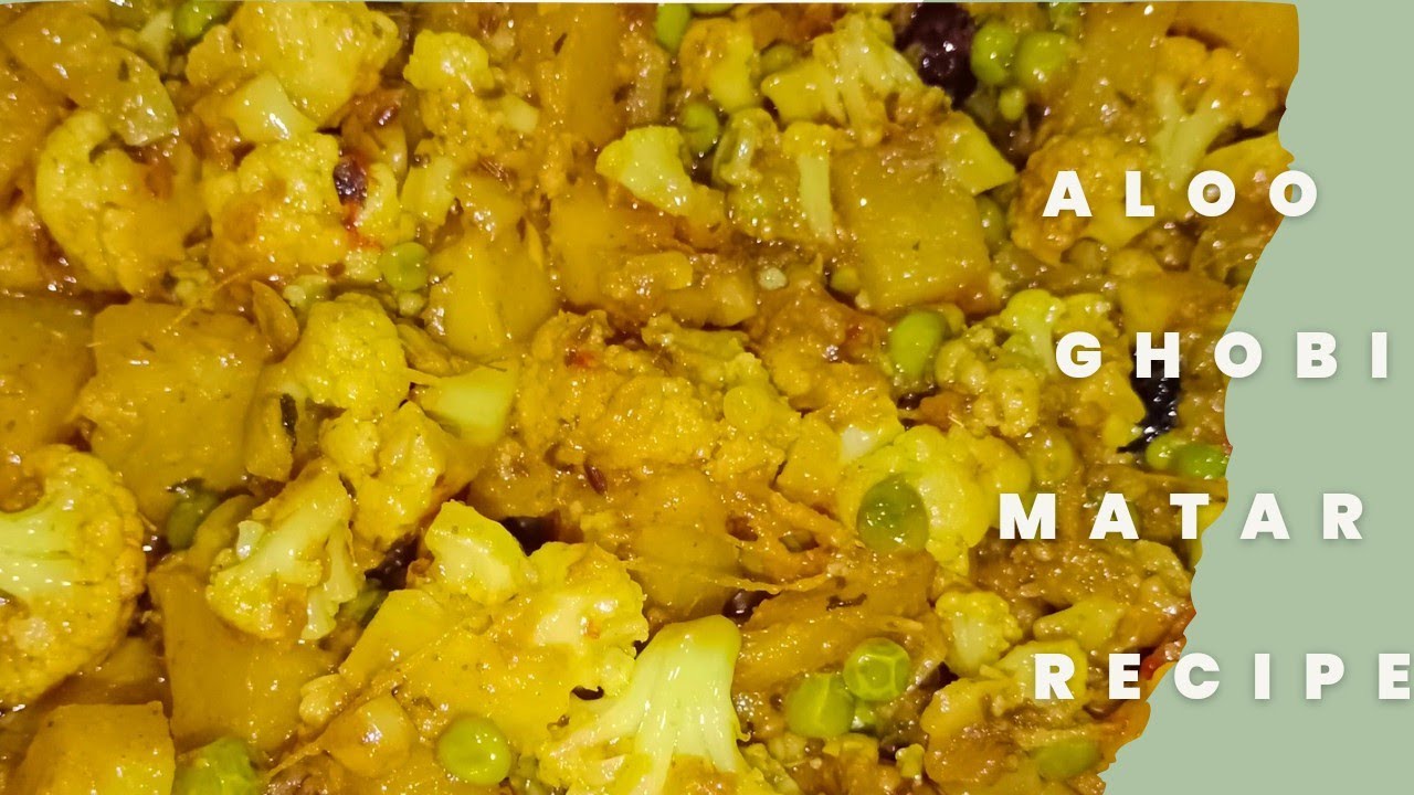 Aloo ghobi matar sabzi recipe/#how to make aloo gobhi sabzi - YouTube