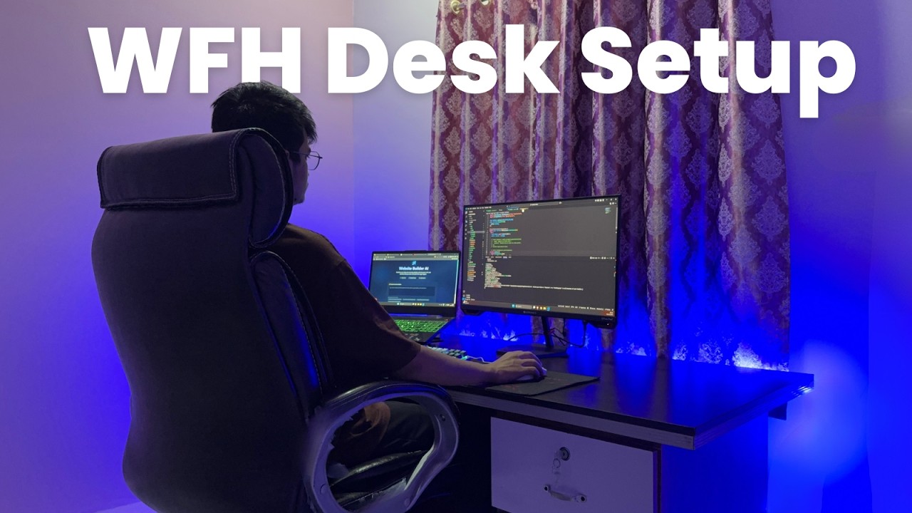How I built my dream WFH office setup under ₹25k | Work from Home Desk ...
