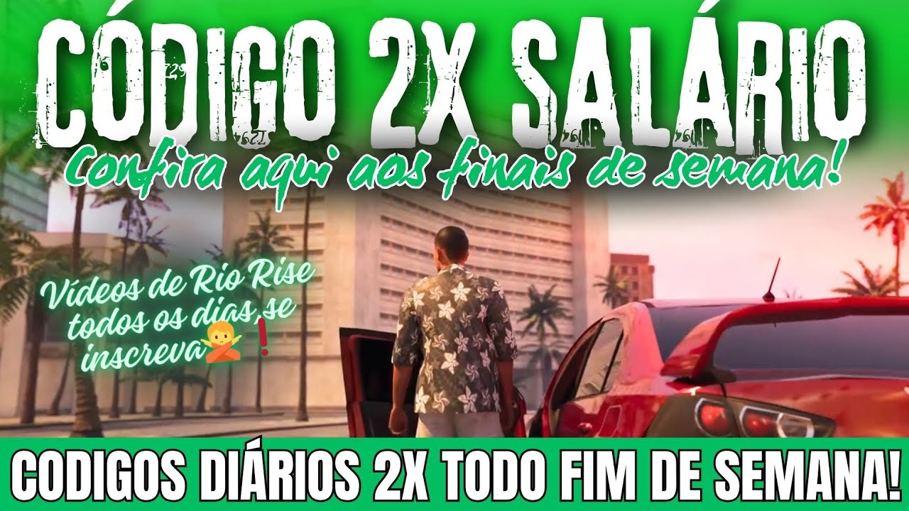🤑 CÓDIGO 2X DESSE DOMINGÃO/ RIO RISE RP #rioriserp #codigos #riorise - YouTube