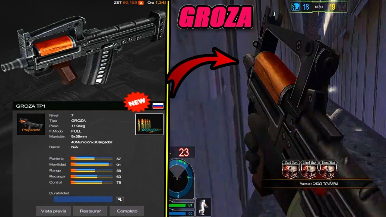 Así es jugar con LA NUEVA *GROZA* en OPERATION 7 | Cuenta de Suscriptor ...