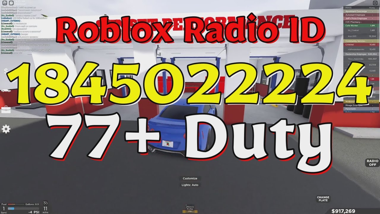 Duty Roblox Radio Codes/IDs - YouTube