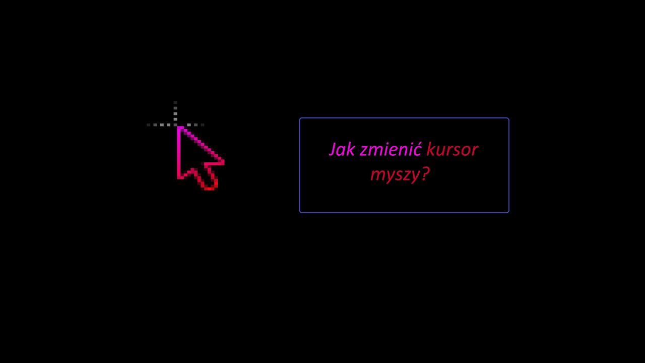 Jak zrobić animowany kursor myszy? - YouTube