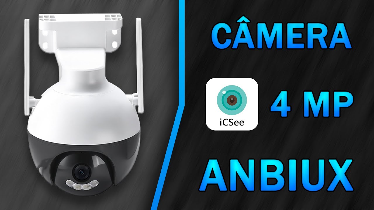 Câmera IP 4MP PTZ iCSee - ANBIUX A18 - YouTube