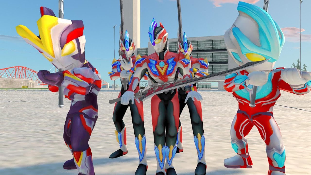 Adik ultraman ginga ultracil dan adik ultraman victory vivic bersatu ...