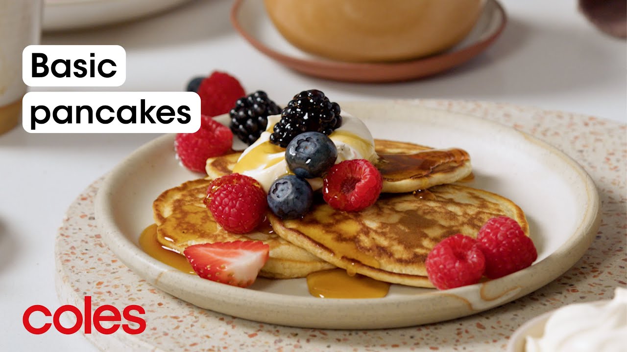Basic Pancakes - YouTube