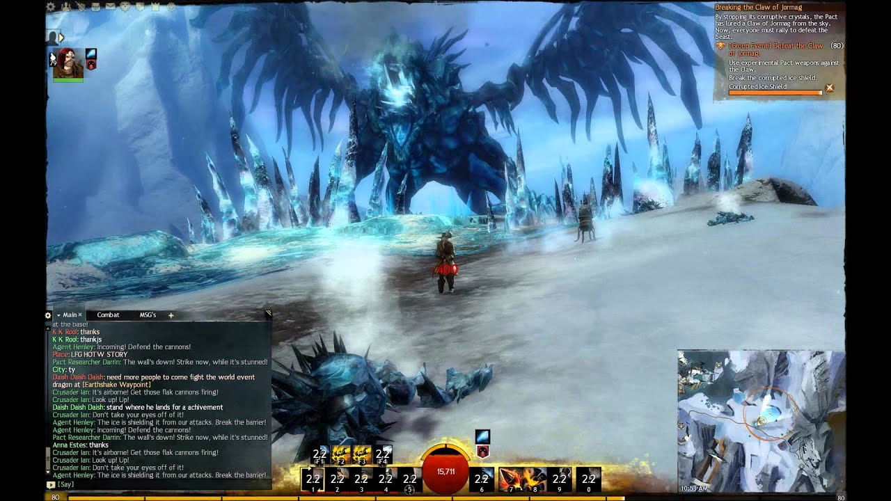 Guild Wars 2 - Jormag World Event clip - YouTube