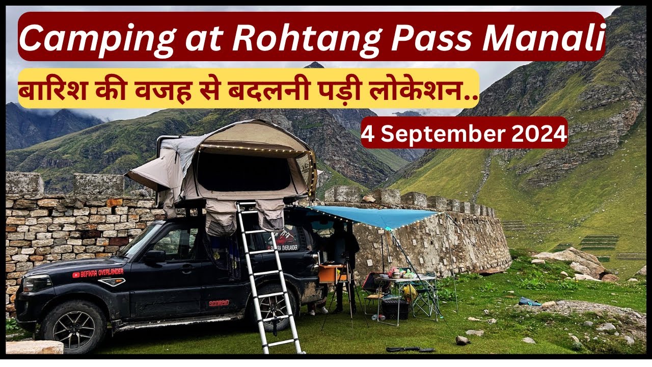 Night Camping at Rohtang Pass | Manali Today: Weather & Road Updates # ...