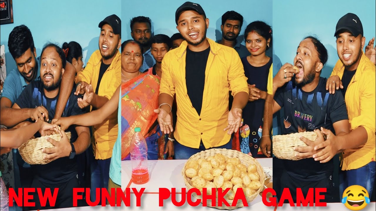 New funny puchka game🎯 ️😂🤣 #viral #tranding #shortsvideo #viralvideos # ...
