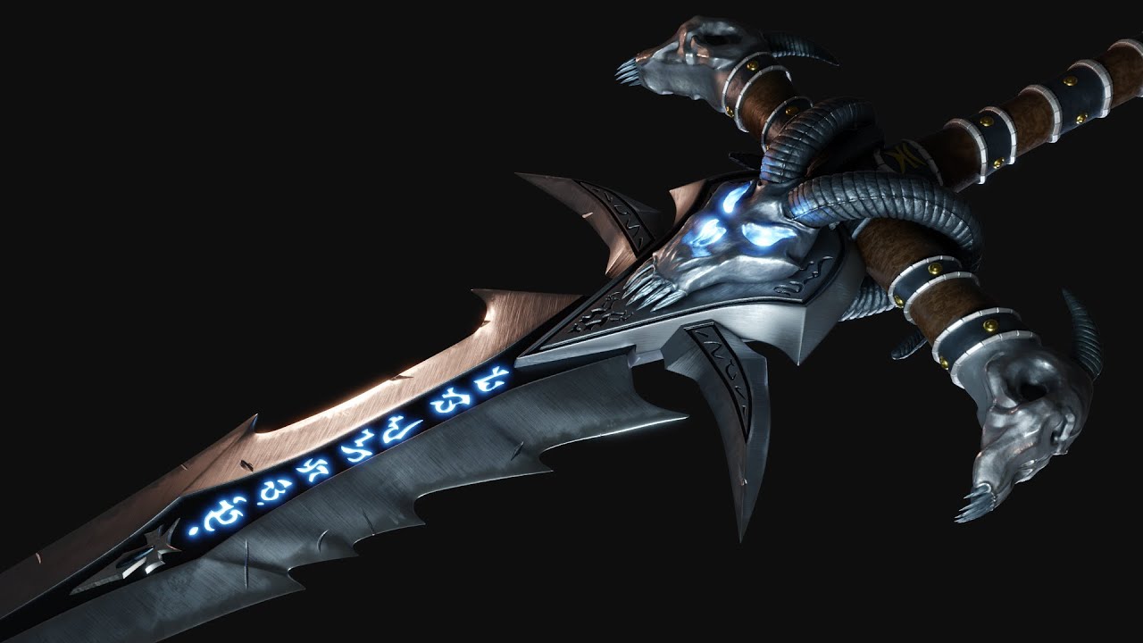 Frostmourne - runeblade of the Lich King from World of Warcraft ...