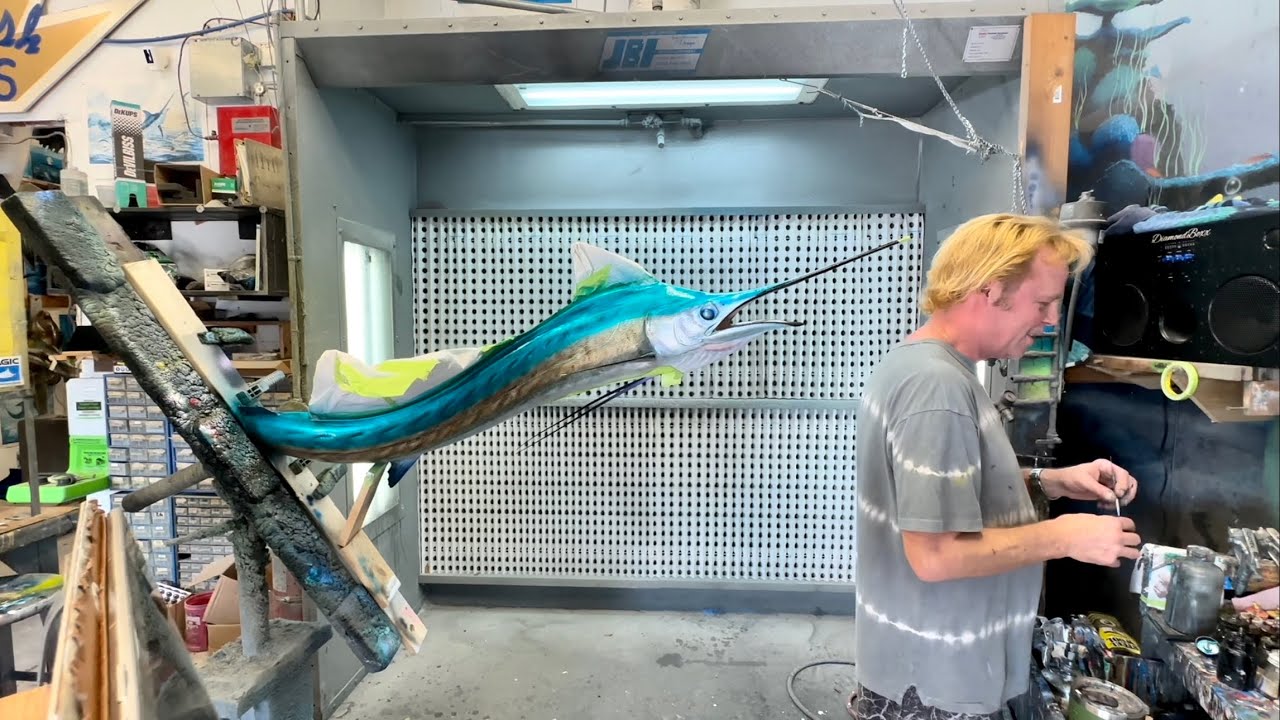 King Sailfish Mounts Factory Tour | How They Make Fish Mounts - YouTube