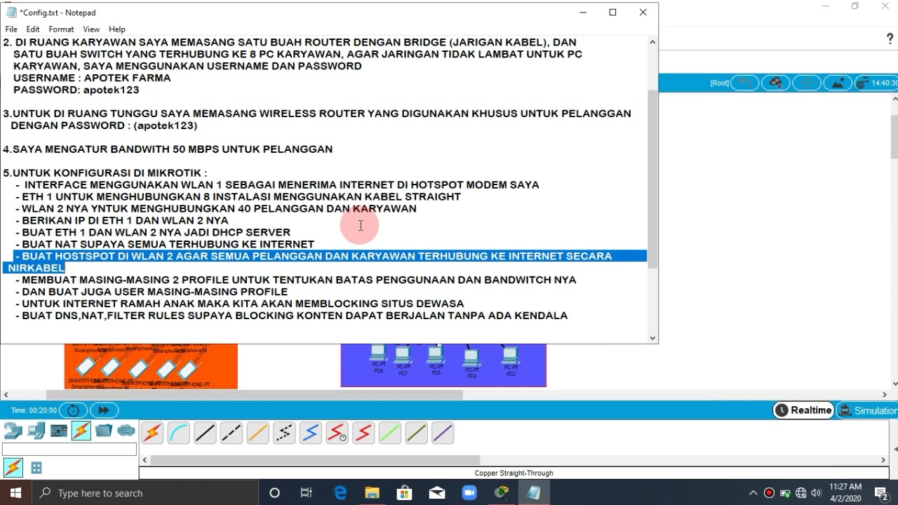 Contoh Denah Apotek dan Cara Konfigurasinya - YouTube