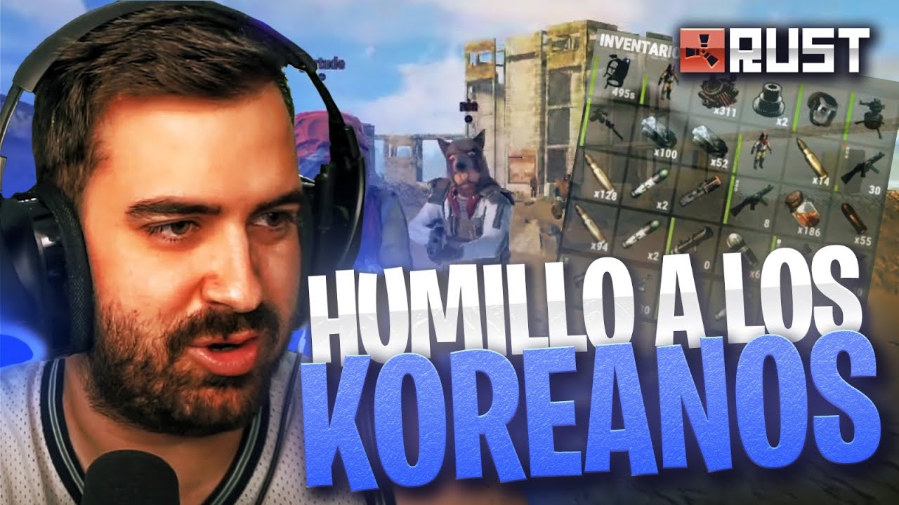 PRIMER DIA de WIPE y HUMILLO a una ZERG KOREANA l RUST Gameplay Español ...
